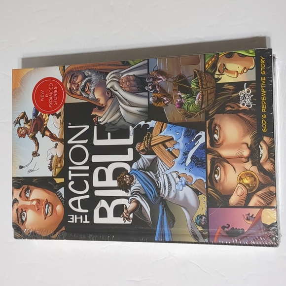 David C Cook | Other | The Action Bible Gods Redemptive Story Hardcover New Expanded Stori ...